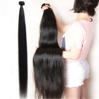 China 40 Inch Long Straight 100% Raw Brazilian Virgin Human Hair Bundles 10A Grade 100g for sale