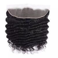 China Custom Pre Plucked 13x4 HD Swiss Transparent Lace Closure Frontal 10A Brazilian Virgin Hair 8-22 Inches for sale