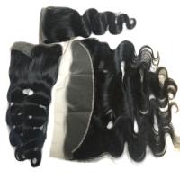 China Custom Pre Plucked 13x4 HD Swiss Transparent Lace Closure Frontal 10A Brazilian Virgin Hair 8-22 Inches for sale