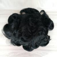 China 6 Inch Thin Skin Mens Toupee Human Hair Curly Wig 10A Grade OEM for sale