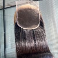 China 12A HD Lace Closure 6x6 Remy Human Hair Swiss Straight Indian Hair OEM for sale