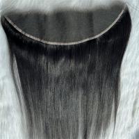 China 13x4 Transparent HD Lace Frontal Closure 12A Indian Virgin Hair 50g-70g for sale