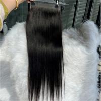 China Preplucked Hairline Swiss HD 5x5 Lace Closure Straight Human Hair 12A Grade 12-20 Inches for sale