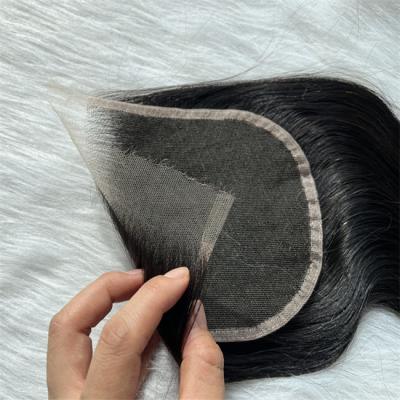 China Preplucked Hairline Swiss HD 5x5 Lace Closure Straight Human Hair 12A Grade 12-20 Inches for sale