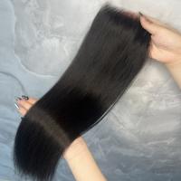 China 12A Grade Straight Skinlike Real HD Lace Closure Frontal 4x4 12inches Indian Virgin Hair for sale