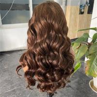 China Glueless HD Lace Human Hair Wig 30inches 300 Density Super Thin Undetectable for sale