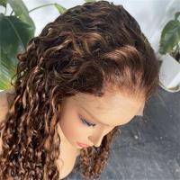 China 12A Virgin Human Hair HD Lace Closure Wig 5x5 Pixie Curls Double Drawn 300% Density 10-30 Inch for sale