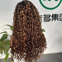 China 12A Virgin Human Hair HD Lace Closure Wig 5x5 Pixie Curls Double Drawn 300% Density 10-30 Inch for sale