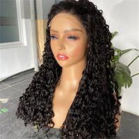 China Neobeauty Pixie Curl Raw Human Hair 5x5 HD Lace Closure Wig 300g 20inch for sale