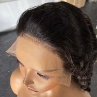 China 9A Indian Human Hair Deep Wave HD Lace Wig 13x6 210 Density 10-32 Inch for sale