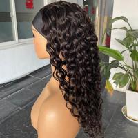 China Headband Glueless Kinky Curly Water Wave Human Hair Wig 22inch 180% Density for sale