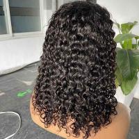 China 10A Brazilian Body Wave Human Hair Wig 4x4 Transparent Lace Closure 10 Inch Short for sale