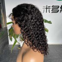 China 10A Brazilian Body Wave Human Hair Wig 4x4 Transparent Lace Closure 10 Inch Short for sale