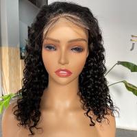 China 10A Brazilian Body Wave Human Hair Wig 4x4 Transparent Lace Closure 10 Inch Short for sale