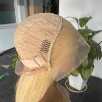 China 613 Blonde Human Hair 13x4 Lace Front Wig Straight 180 Density 30 Inch for sale