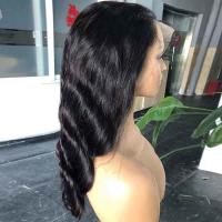 China 12A Super Double Drawn Cuticle Aligned 13x6 HD Lace Wig Human Hair Deep Wave 300g for sale