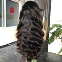 China 12A Super Double Drawn Cuticle Aligned 13x6 HD Lace Wig Human Hair Deep Wave 300g for sale