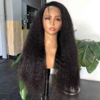 China 12A Kinky Straight 13x6 HD Lace Wig Frontal Human Hair 300 Density 10-30 inch for sale