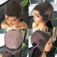 China Double Drawn HD Lace Wig 13x6 Swiss Lace Frontal Curly and Wavy 12A Virgin Hair 300g for sale