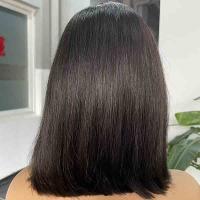 China Neobeauty 9A Virgin Indian Human Hair Short Bob Wig 10inch 180g C Part Lace Front for sale