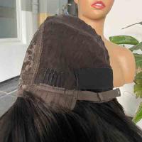 China Wear and Go Short Bob Fringe Pixie Cut Lace Wig Human Hair 10 Inches 180g Blunt Cut for sale