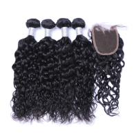 China 10A Peruvian Remy Virgin Human Hair Weave 100g Unprocessed Raw Curly Hair Bundles 10-32 Inches for sale