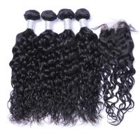 China 10A Peruvian Remy Virgin Human Hair Weave 100g Unprocessed Raw Curly Hair Bundles 10-32 Inches for sale