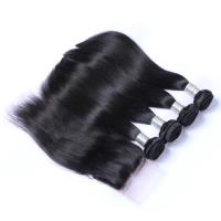 China Neobeauty Brazilian Virgin Hair Straight Bundles 4x4 Lace Closure Grade 8A 100g 10-32inch for sale