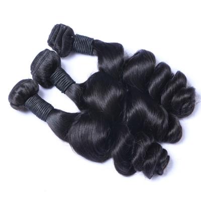 China Single Donor Raw Virgin Human Hair Loose Wave Bundles 10A Grade 100g Brazilian Peruvian for sale