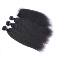 China 10A Brazilian Virgin Human Hair Weave Kinky Curly Straight 10inch Bulk Bundles for sale