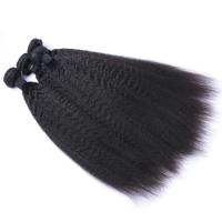 China Kinky Straight Peruvian Raw Human Hair Bundles 28 30 Inch Remy Extensions 100g for sale