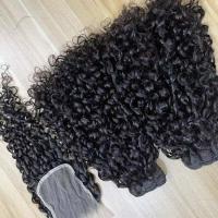 China Wholesale Vietnamese Bouncy Curl Human Hair Bundles 12A Unprocessed Pissy Curls 100g Double Drawn for sale