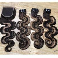 China SDD Piano Color Body Wave Vietnamese Human Hair Bundles 100g Super Double Drawn 10-30 Inches for sale