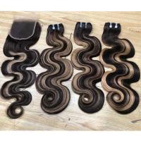 China 12A Grade Super Double Drawn Vietnamese Body Wave Human Hair Weave Bundles 100g 10-30 Inches for sale
