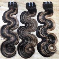 China SDD Piano Color Body Wave Vietnamese Human Hair Bundles 100g Super Double Drawn 10-30 Inches for sale