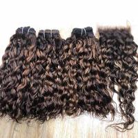 China 12A Grade Burmese Curly Human Hair Bundles Pixie Curl Super Double Drawn 100g 10-30 inch for sale