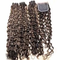 China 12A Highlight Funmi Bouncy Curl Vietnamese Human Hair Extensions 100g Double Drawn Raw Virgin Bundle for sale