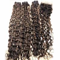 China 12A Highlight Funmi Bouncy Curl Vietnamese Human Hair Extensions 100g Double Drawn Raw Virgin Bundle for sale