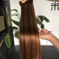 China Wholesale 12A Vietnamese Bone Straight Hair Bundles with Closure 100g 10-22inch for sale