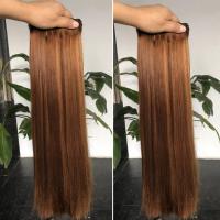 China 12A Burmese Human Hair Highlight Straight Bone Straight Weave Extension 24 inch 100g OEM for sale