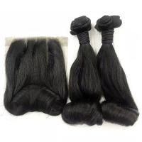 China 12A Raw Indian Egg Curly Human Hair Extension Super Double Drawn 100g Weft for sale