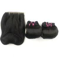 China 12A Virgin Cuticle Aligned Double Drawn Brazilian Human Hair Bouncy Curly Bundles 10-22 inch for sale