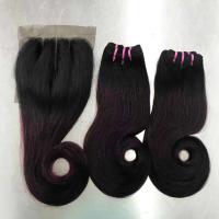 China 12A Brazilian Virgin Human Hair Weave Straight Body Wave Deep Wave 10-22 Inch 100g for sale