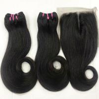 China 12A Brazilian Straight Hook Hair Bundles 10-22 Inch 100g Real Human Hair Weave for sale