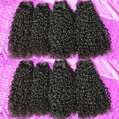 China Full Tip Double Drawn Weave Hair Extensions Pixie Wig Magic Curl 12A 100g for sale
