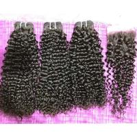 China 100% Vietnam Natural Weft Double Drawn Human Hair Pixie Curls for sale