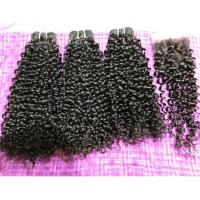 China 100% Vietnam Natural Weft Double Drawn Human Hair Pixie Curls for sale