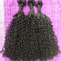 China 12A Super Double Drawn Funmi Kinky Curly Hair Bundles Brazilian Human Hair Extensions 100g 10-26inch for sale