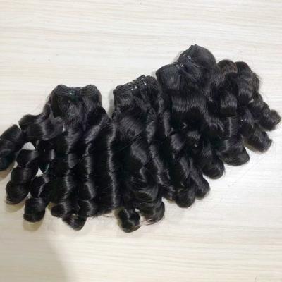 China Cuticle Aligned Vietnam Double Drawn Human Hair Pixie Curly 100% Virgin for sale