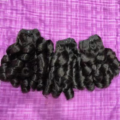 China Brazilian Funmi Double Drawn Human Hair Flexi Pissy Curly Extensions 100g 10-26inch for sale